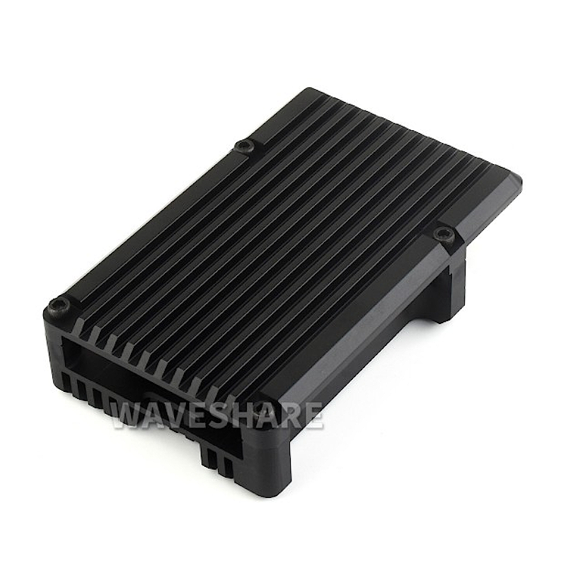 Aluminium Alloy Case (H) for Raspberry Pi 5, With Temperature-Controlled Blower Fan ...