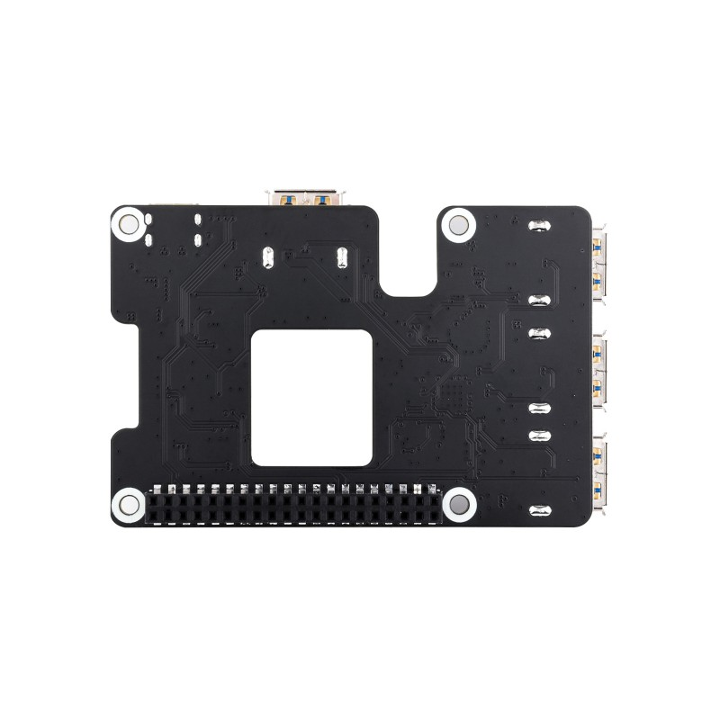HAT HUB USB PCIe para 4xUSB 3.2 Gen1 para Raspberry Pi 5 plug and play ...