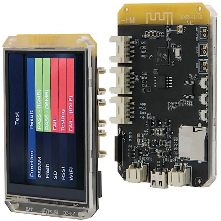 T-HMI: ESP32-S3 HMI with resistive touch 2.8inch ST7789V IPS 240x320 TFT LCD - LILYGO® H605