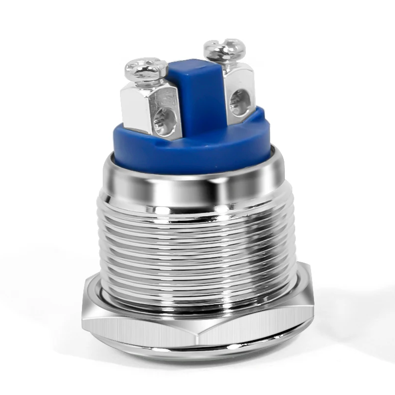 Metal Switch Momentary Reset 19mm - Ball Head