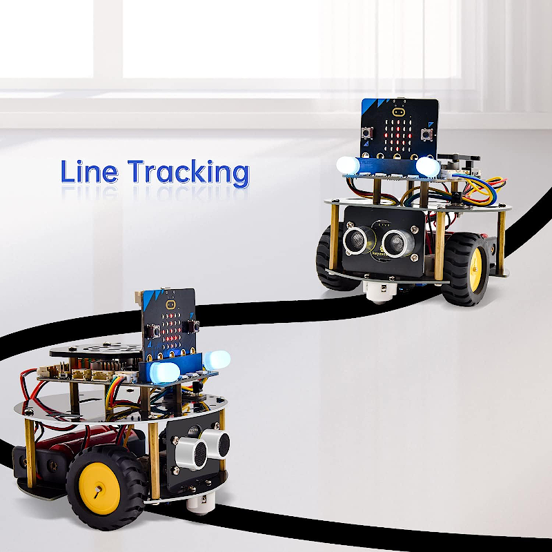 Micro:bit Mini Smart Turtle Robot Car (without micro:bit) - Keyestudio ...