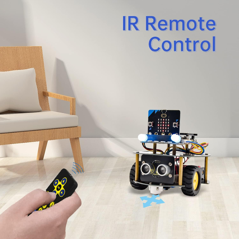 Micro:bit Mini Smart Turtle Robot Car (without micro:bit) - Keyestudio ...