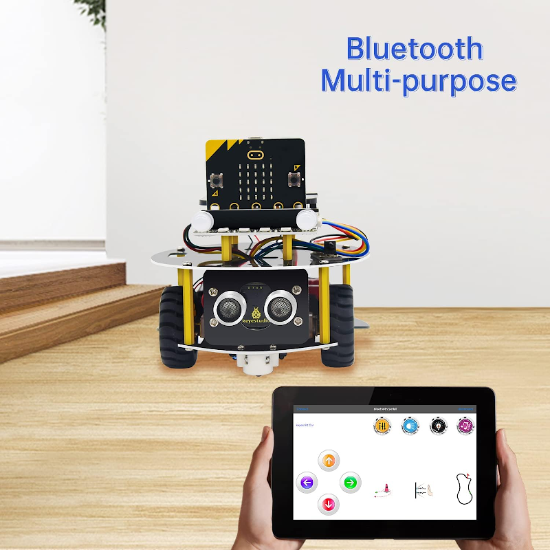 Micro:bit Mini Smart Turtle Robot Car (without micro:bit) - Keyestudio ...