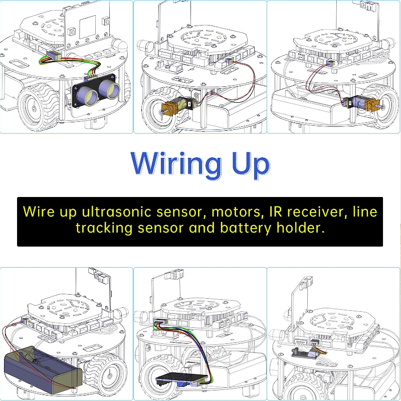 Micro:bit Mini Smart Turtle Robot Car (without micro:bit) - Keyestudio ...