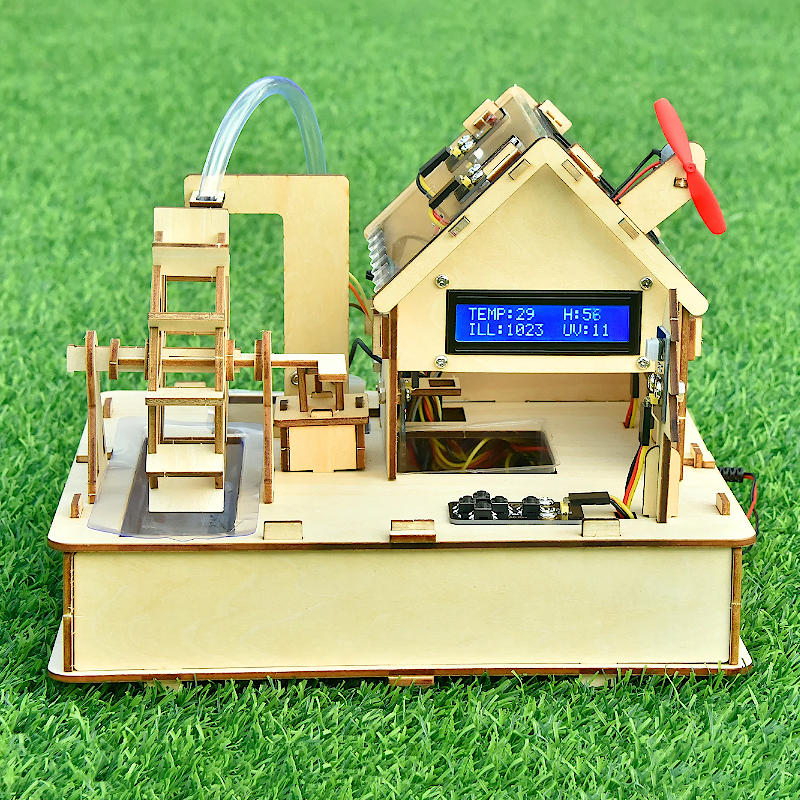 Smart Eco-Friendly House Kit for Arduino (included) - Keyestudio KS0576