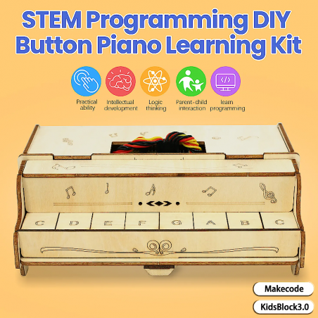 STEM Programming DIYButton Piano Learning kit - Keyestudio KS0801