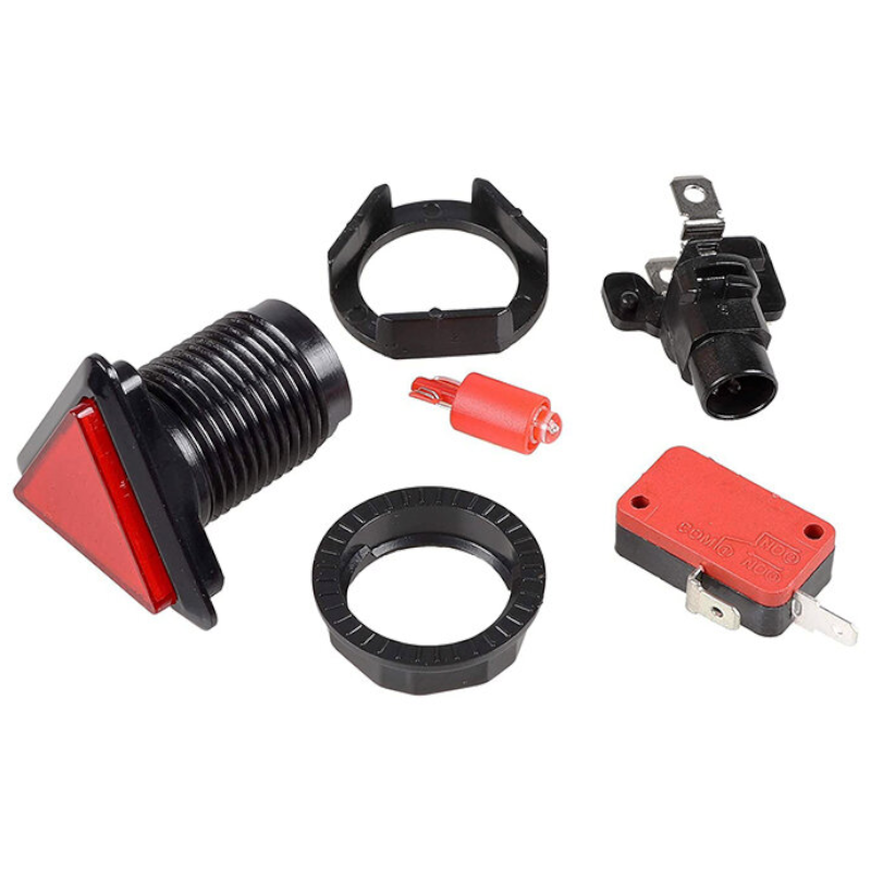 Green Triangle Push Button Switch 12v DC