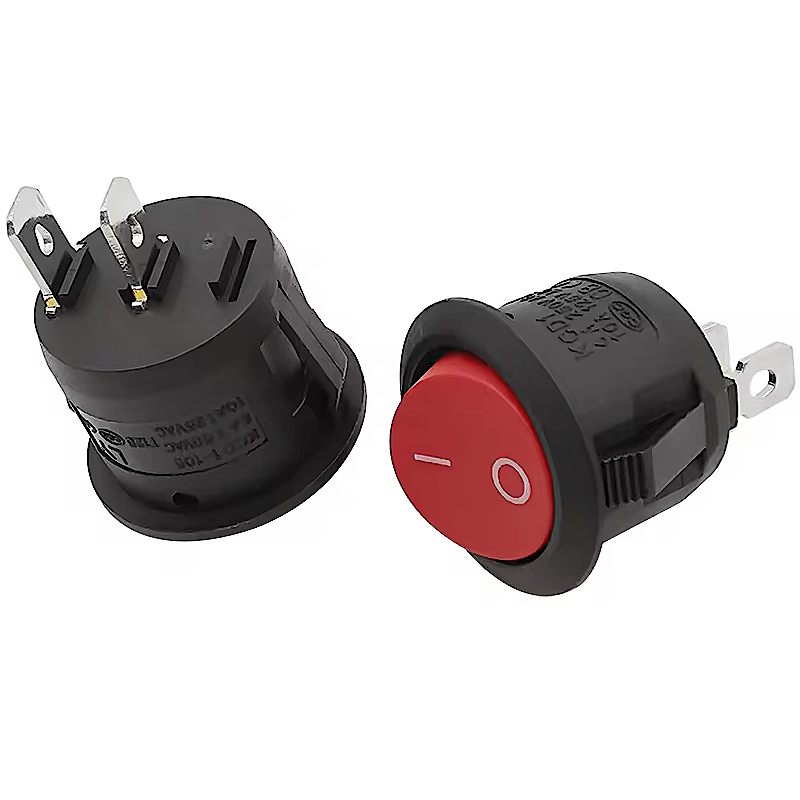 Rocker Switch SPST 19 (round 20mm) Red