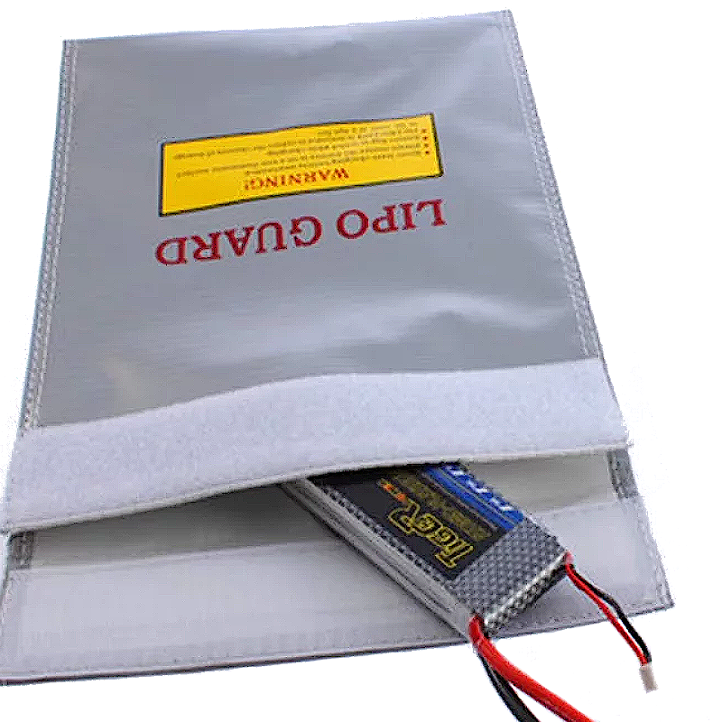Lipo Safe Guard 220x180mm - Fireproof Protective Bag for Storing Lipo ...