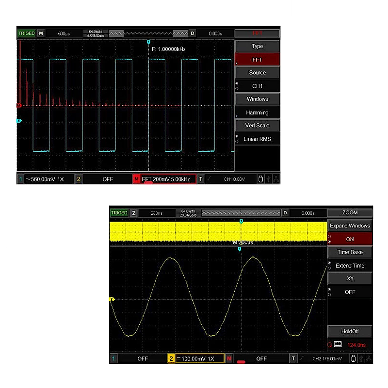 OSCILOSCÓPIO DIGITAL USB 50MHZ 2 CANAIS - UTD2052CL+