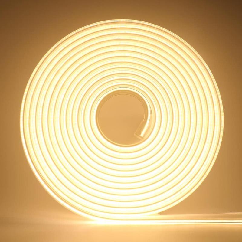 ULTRA FLEXIBLE COB LED STRIP, 12V IP67 528LED/M, Warm White - 5 METER