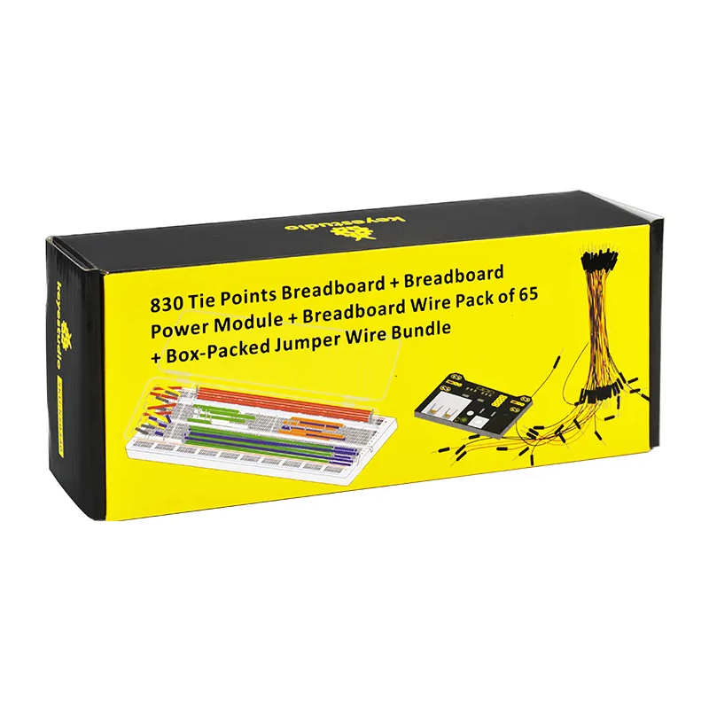 Kit Breadboard + 65 Jumper Wires + Power Supply Module + 140PCS Wires