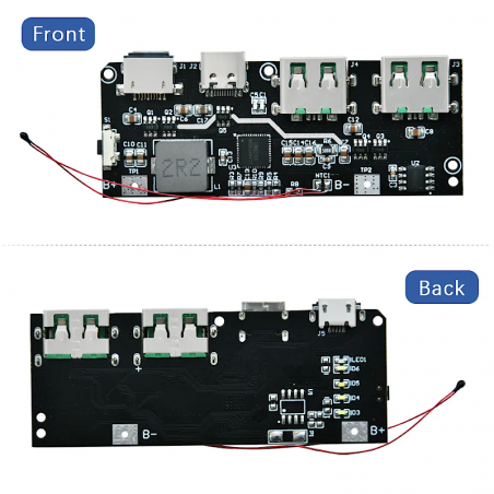 Control board USB Type-C 22.5W powerbank 5 Port Bidirectional ...