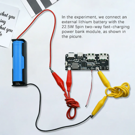 Control board USB Type-C 22.5W powerbank 5 Port Bidirectional ...