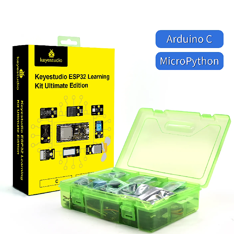 Kit de Iniciação Completo para ESP32 c/ 40 projetos Python & C( placa ...