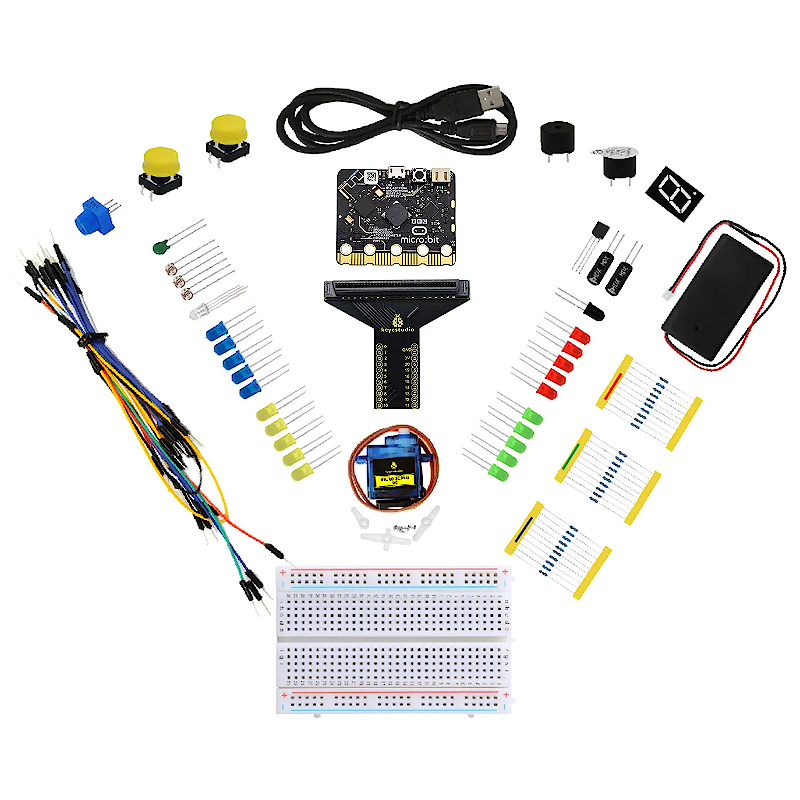 Micro:bit Beginner Starter Kit (with micro:bit board) - Keyestudio KS0306