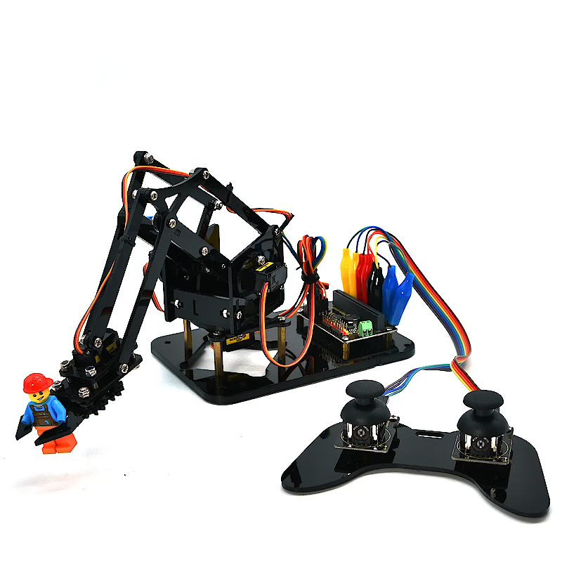 Complete 4DOF Acrilic Robot Arm Kit for Micro:bit (no micro:bit board ...
