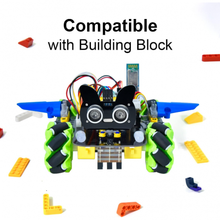 4WD Mecanum Robot for Raspberry Pi Pico (pi pico included) - Keyestudio KS3029