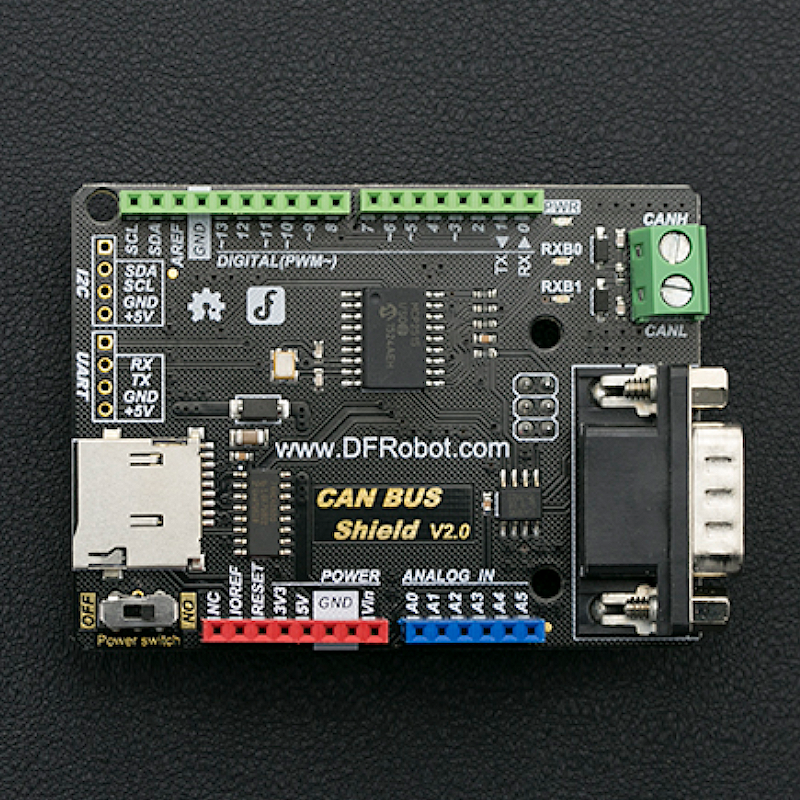 Can Bus Shield For Arduino Mcp2515 Dfrobot Dfr0370