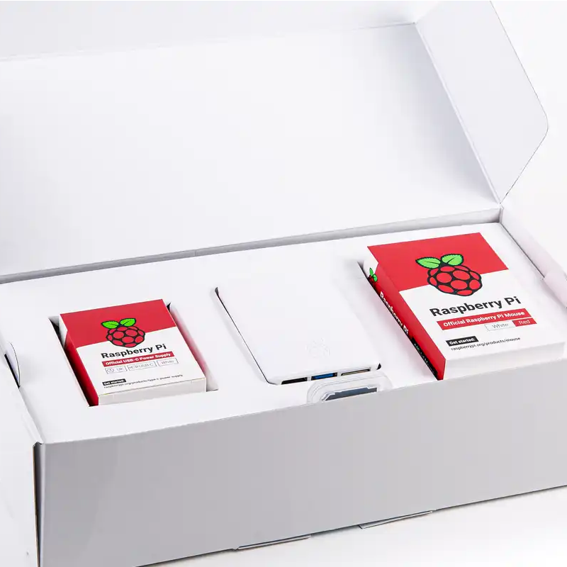 Raspberry Pi 4 (8GB version) Desktop Kit with Keyboard (PT) and Beginner's Guide Book (PT)