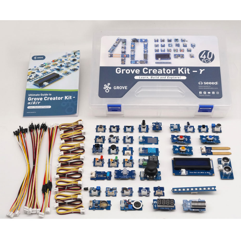 Kit Gamma (γ) de 40 módulos e sensores Grove - Seeed