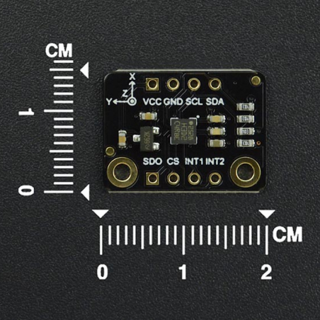 Acelerómetro de 3 eixos I2C H3LIS200DL (±100g/±200g) - DFRobot SEN0408