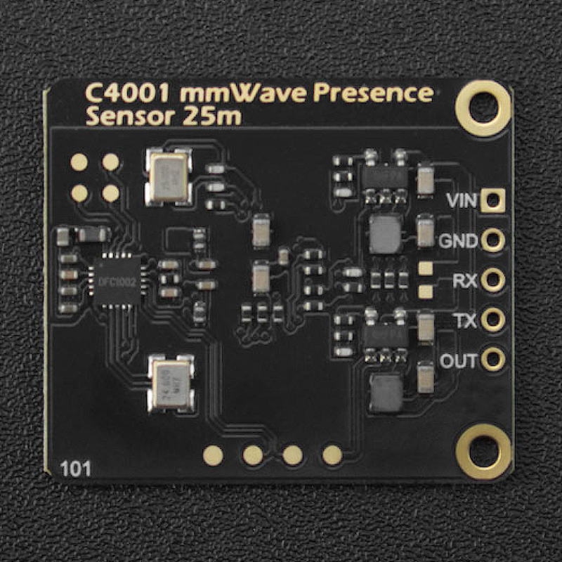 mmWave Radar - Sensor de Presença Humana C4001 24GHz p/ medir Distância ...