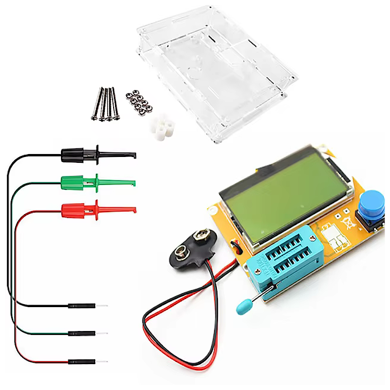 LCR-T4 128x64 LCD ESR SCR Meter Transistor Tester