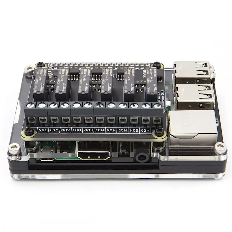 6 Channel Relay Board HAT - Osa Electronics RLB0665N