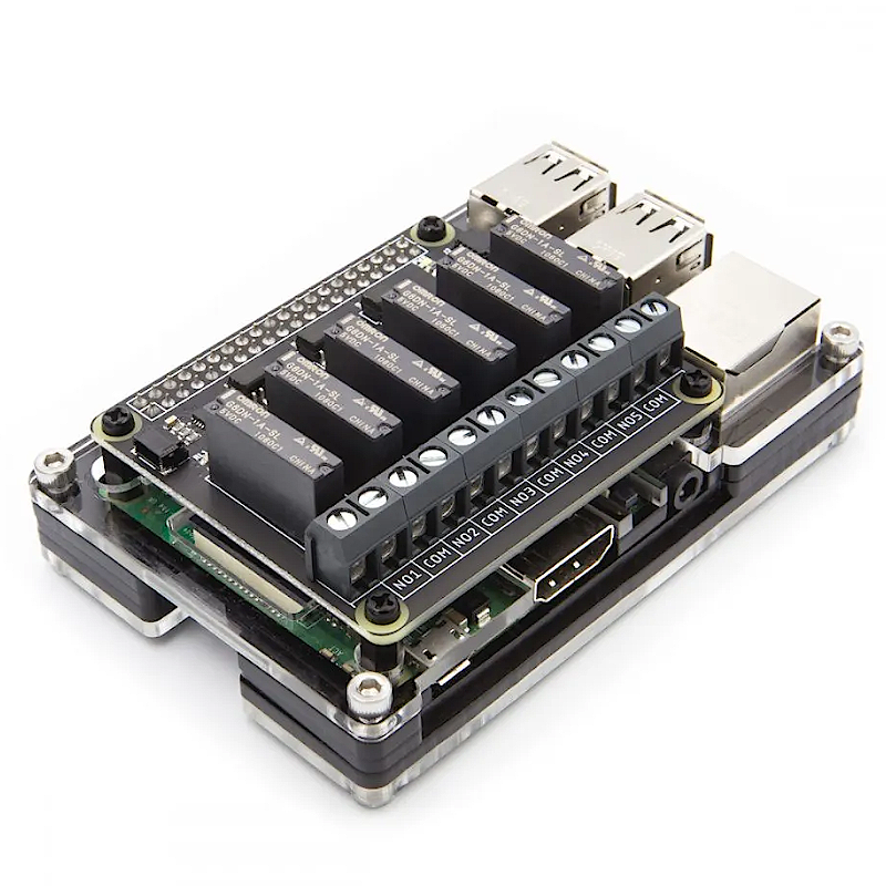 6 Channel Relay Board HAT - Osa Electronics RLB0665N