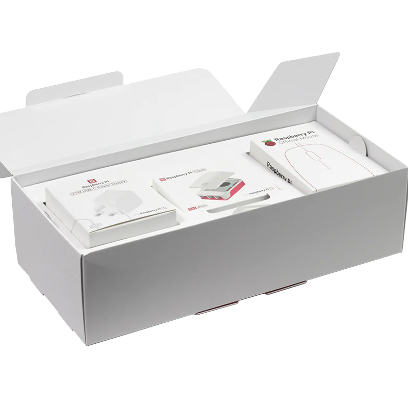 Kit completo Raspberry Pi 5 (4GB) c/ Livro de iniciação (PT) e teclado ...