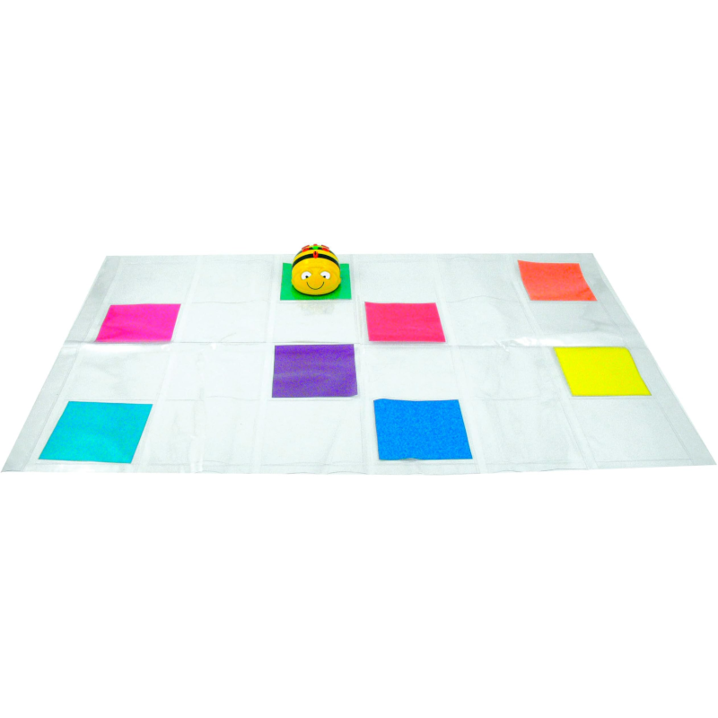 TTS Transparent Pocket Mat Size 4 x 6 for Bee-Bot and Blue-Bot