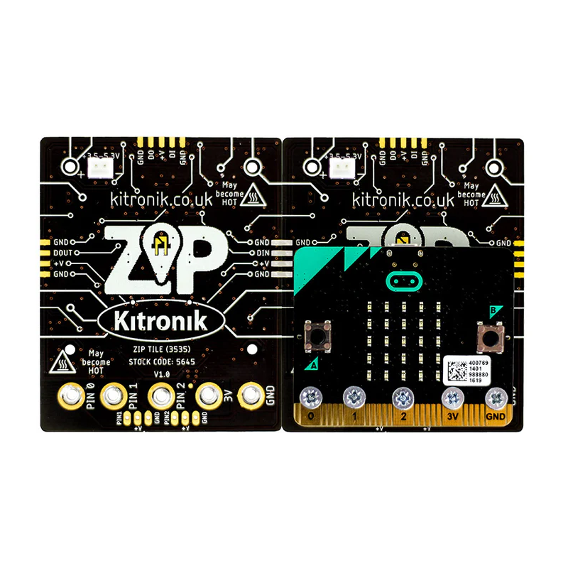 ZIP Tile Display 8x8 RGB para micro:bit - Kitronik 5645