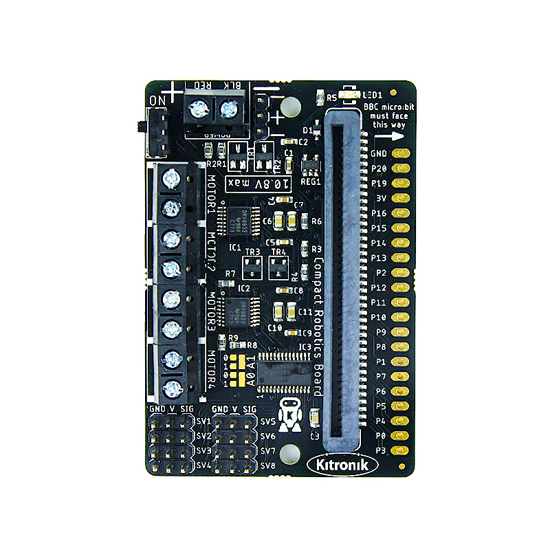 Kitronik Compact All-In-One Robotics Board for BBC micro:bit - 5693