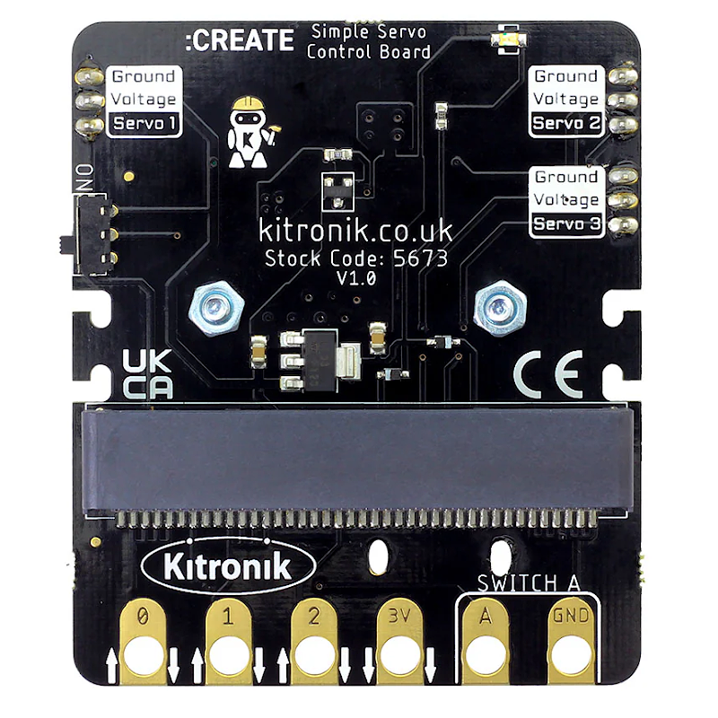 Kitronik Simple Servo Control Board for BBC micro:bit - 5673