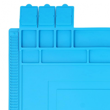 Silicone Soldering Mat 450 x 300 mm Blue