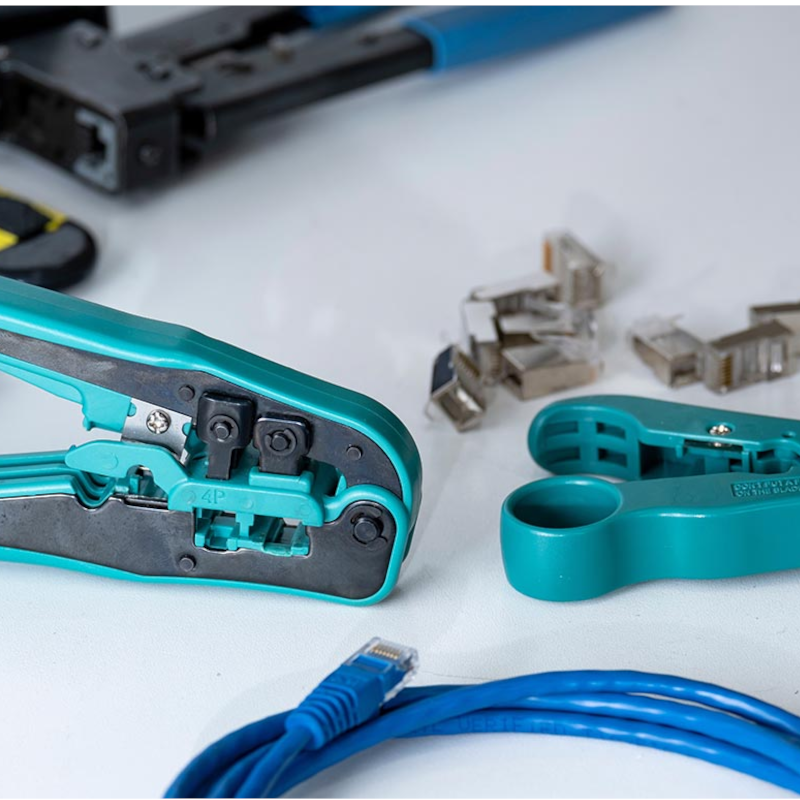 Alicate Cravar Fichas RJ10 / RJ11 / RJ12 / RJ45 - VTM468N