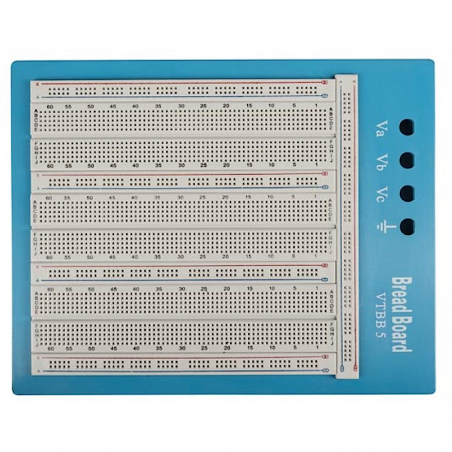 Breadboard solderless 2420 contacts w/ ABS base - Velleman VTBB5