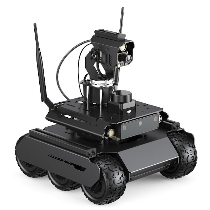 UGV Rover ROS-2 AI Kit c/ Jetson Orin 4GB, Lidar D500, OAK-D-Lite Depth ...