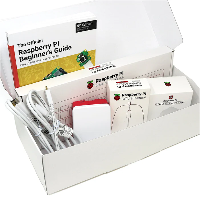 Raspberry Pi 5 (8GB version) Desktop Kit with Keyboard (PT) and ...