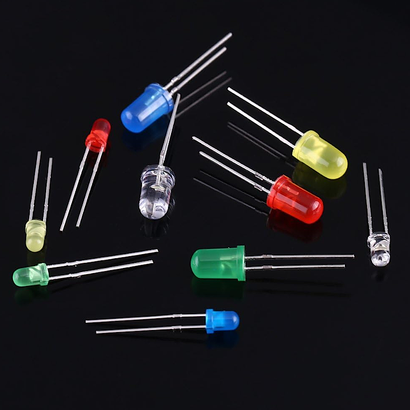 Conjunto 300 LEDs 3mm e 5mm - várias cores