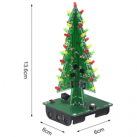 DIY KIT 3D Flash Christmas Tree