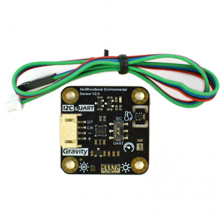 High Accuracy Temperature, Humidity, Pressure, Ambient Light and UV Sensor I2C/UART - DFRobot ...