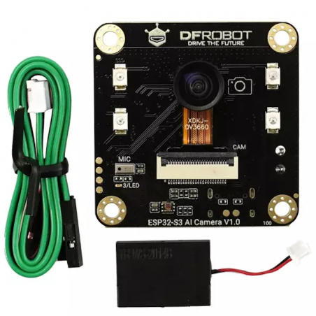 ESP32-S3 AI Camera Module (Edge Image Recognition, Night Vision ...