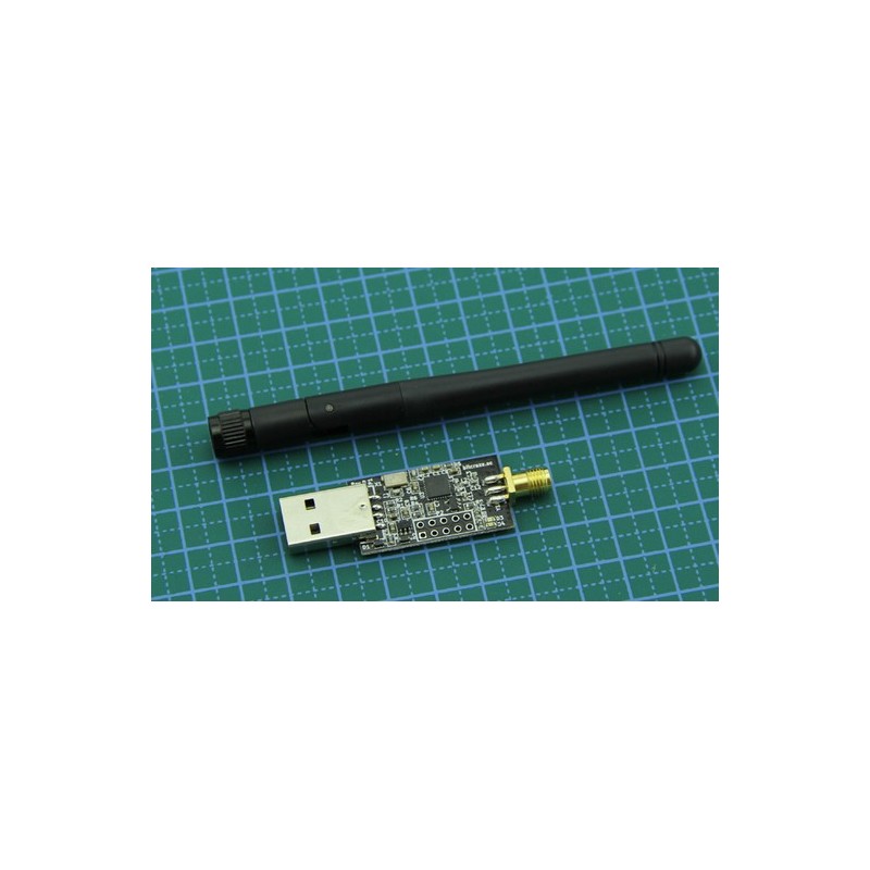 Crazyradio 2.4Ghz nRF24LU1+ USB radio dongle with antenna (BC-CR-01-A)