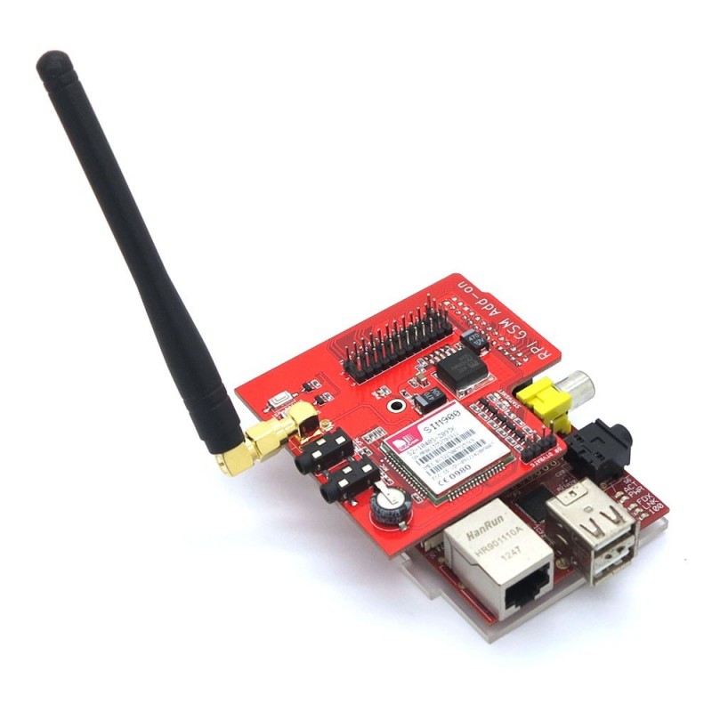 Raspberry Pi SIM900 GSM/GPRS Add-on