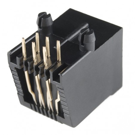 Socket RJ12 6 PIN PCB angled 90°