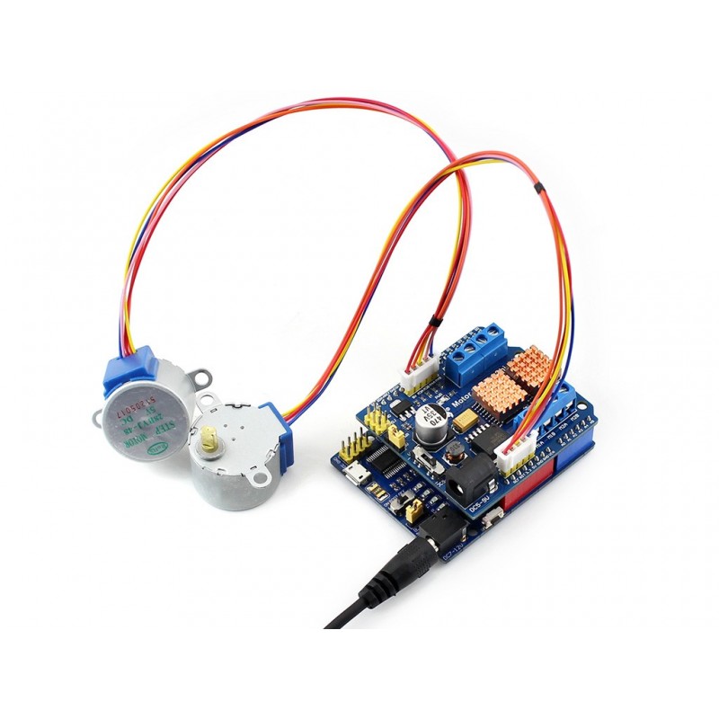 Shield Controlador de Motores L293D p/ 4 motores DC até 600mA