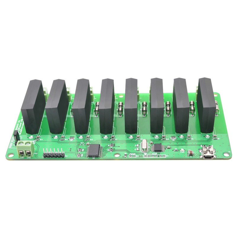 8 Channel USB (AC) Solid State Relay Module