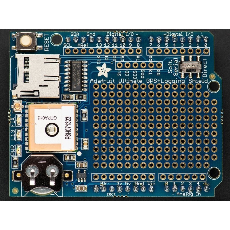 Shield GPS logger - Inclui o módulo GPS - Adafruit